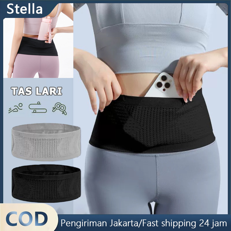 Jual Running Belt Sabuk Tas Pinggang Lari Jogging Sport Waist Bag Tahan ...