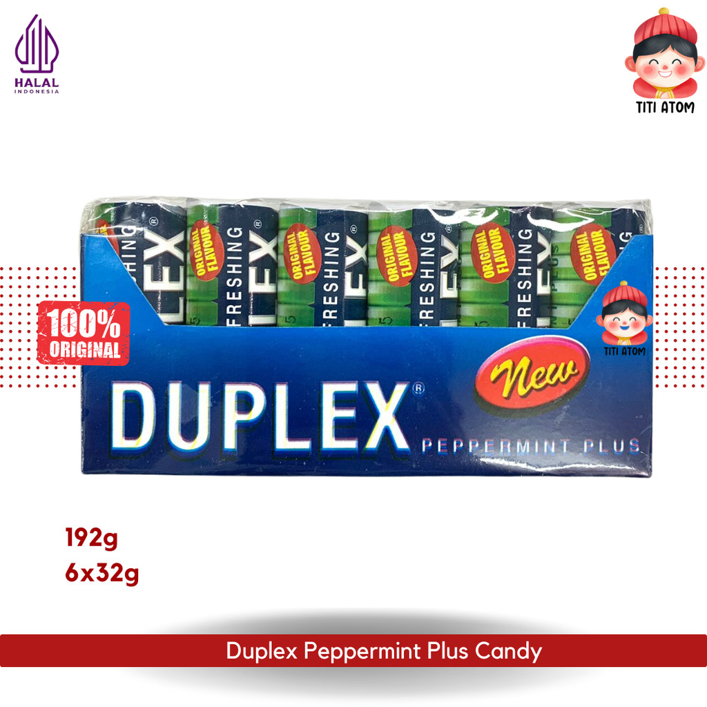 Jual Duplex Peppermint Plus Candy Permen Pedas 192g 6x32g | Shopee ...