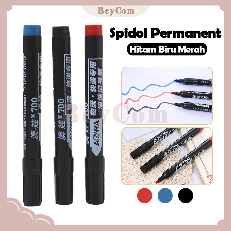 Jual 5/10PCS Spidol Permanent/Alat Tulis Spidol /Spidol Hitam Biru ...