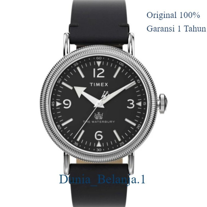 Jual Original 100%!! TIMEX TW2W20200 Waterbury Jam Tangan Analog Pria Leather Garansi resmi 1 ...