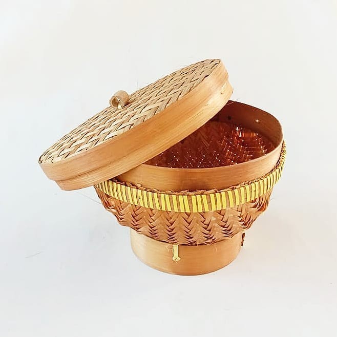 Jual Multiverse Woodcraft BAKUL NASI BAMBU - Bakul Nasi/Bakul Anyaman ...
