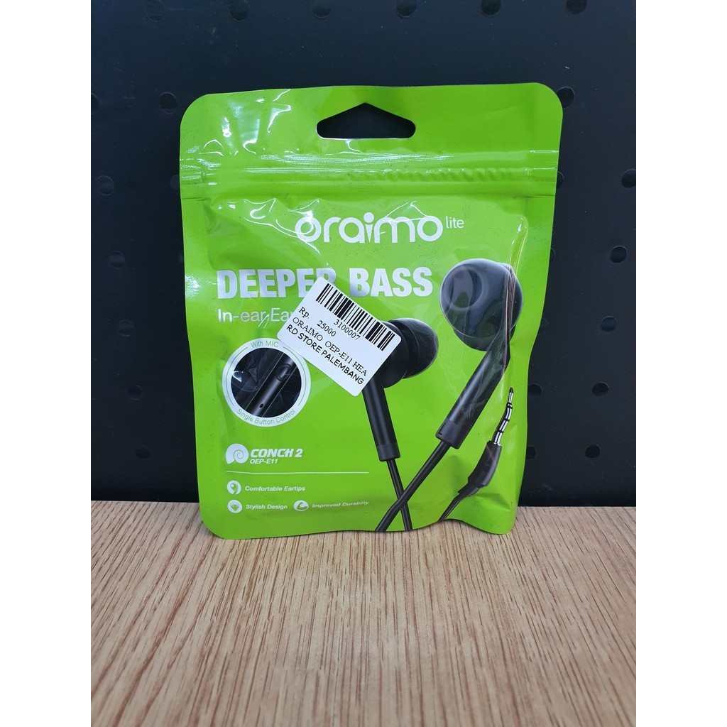 Jual Headset Kabel ORAIMO OEP-E11 In Ear Earphone Stereo Universal 3 ...