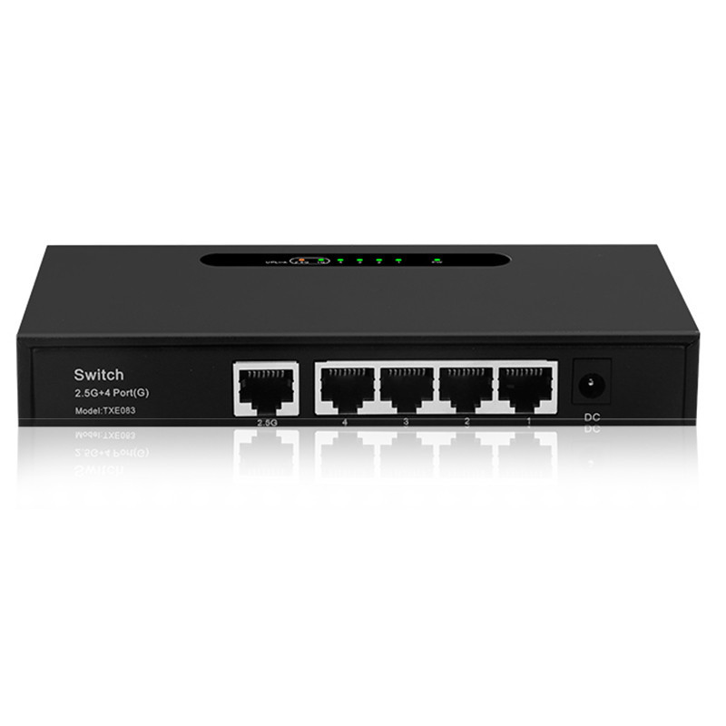 Jual Gigabit Switch 2.5G Uplink Ethernet Switch 4 Ports 1000Mbps Smart ...