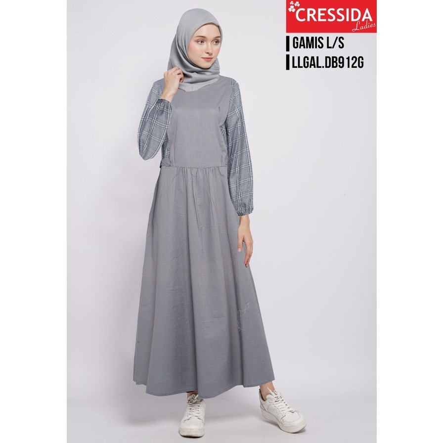 Jual gof CRESSIDA GAMIS Fashion Muslim Dress Muslimah Dress Muslimah ...