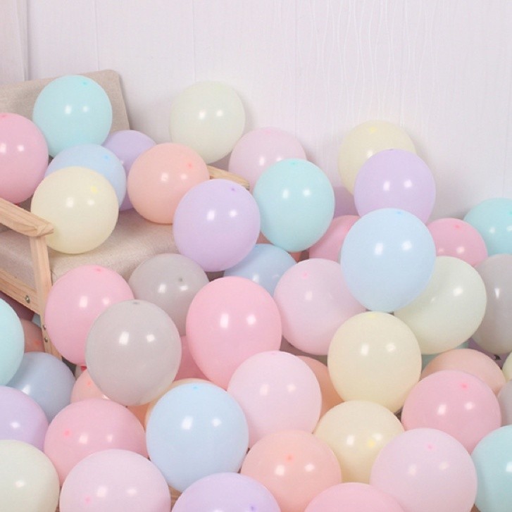 Jual Balon Macaron Warna Warni / Balon Latex Warna Pastel 12 inch ...