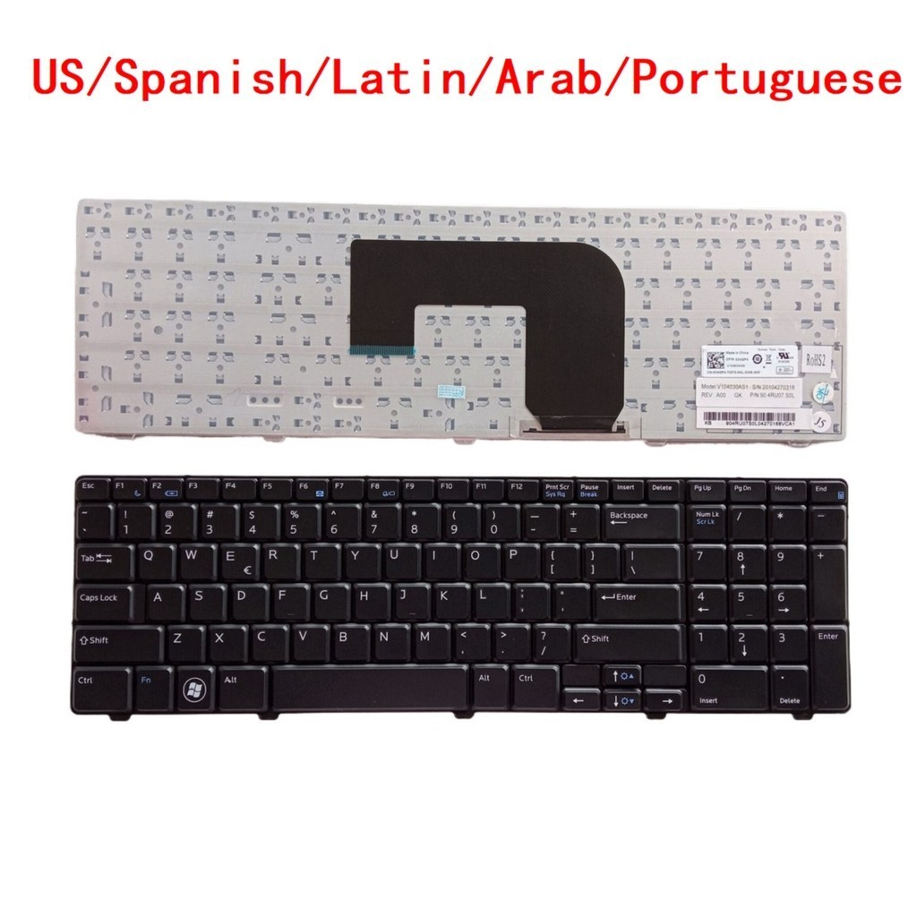Jual PREORDER New US Spanish Latin Arab Portuguese Laptop Backlit ...