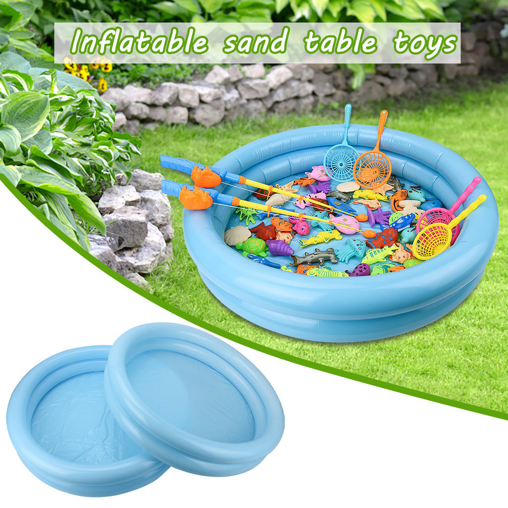 Jual Portable Pvc Inflatable Castle Play Sand Box Sandbox Tray Table ...