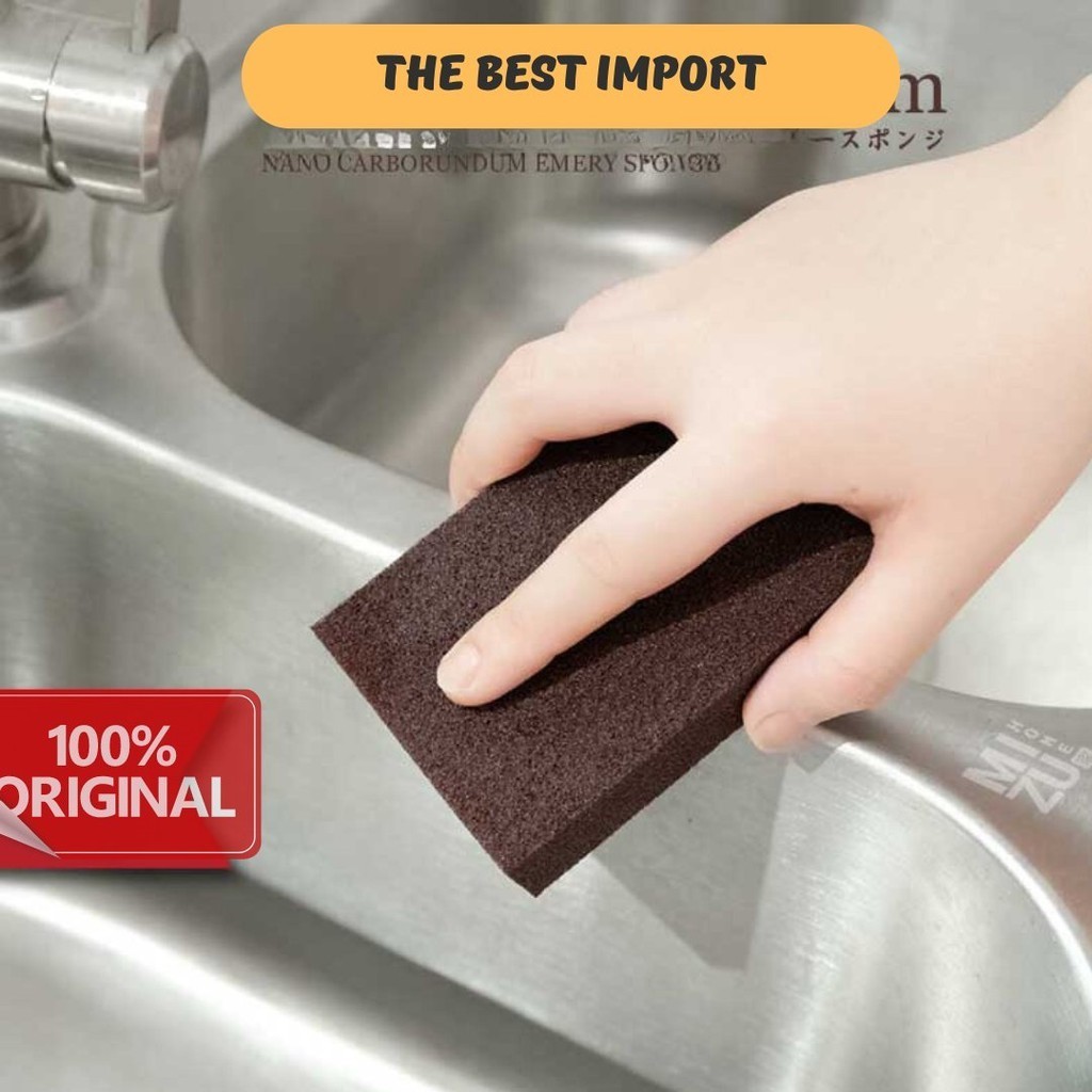Jual Spon Pembersih Karat Besi Nano Carborundum Per Lembaran Emery ...