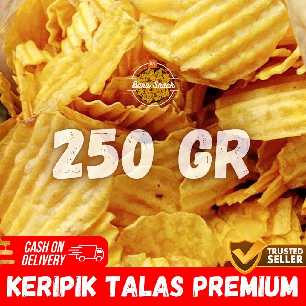 Jual [ 250gr ] Keripik Talas Gelombang / Keripik Chitato Rasa Original ...