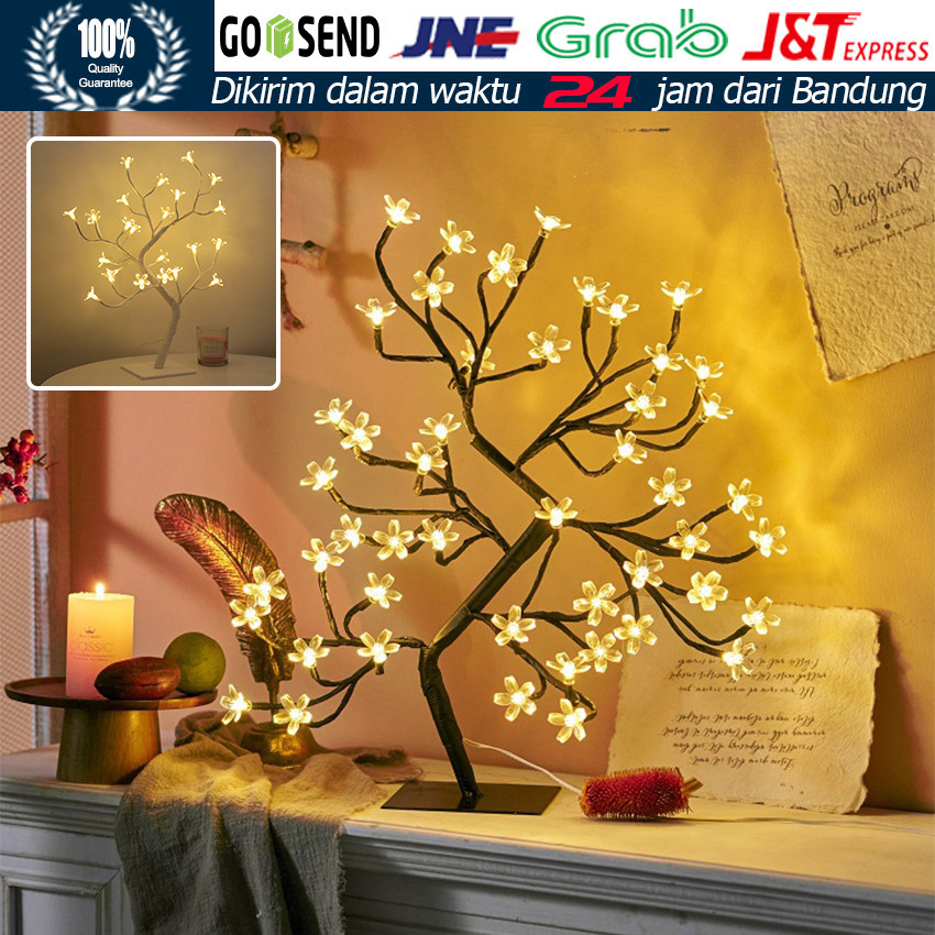 Jual 24/48 LED Lampu Tidur Model Pohon Ranting Unik Colokan USB ...