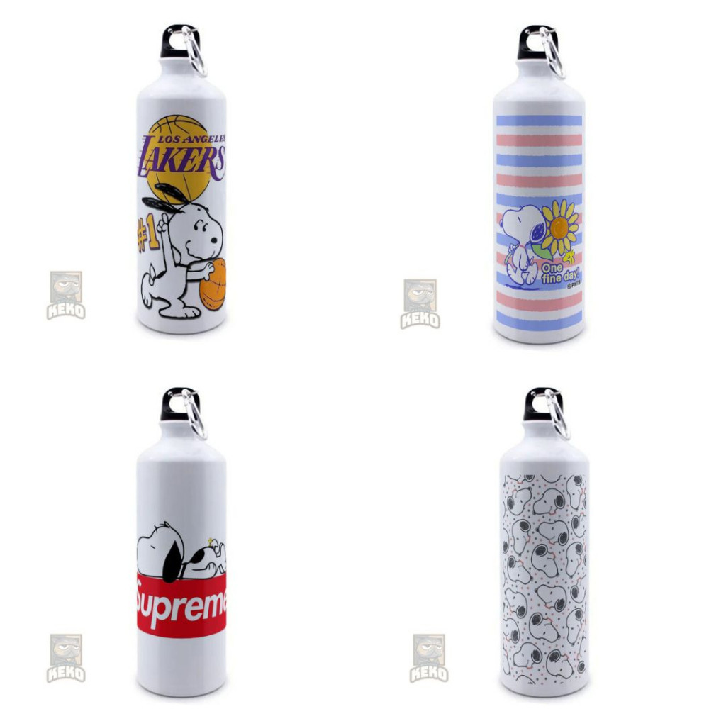 Jual pSC01 Botol Sport Snoopy Icon Suprem Lakers Graduation Pattern ...