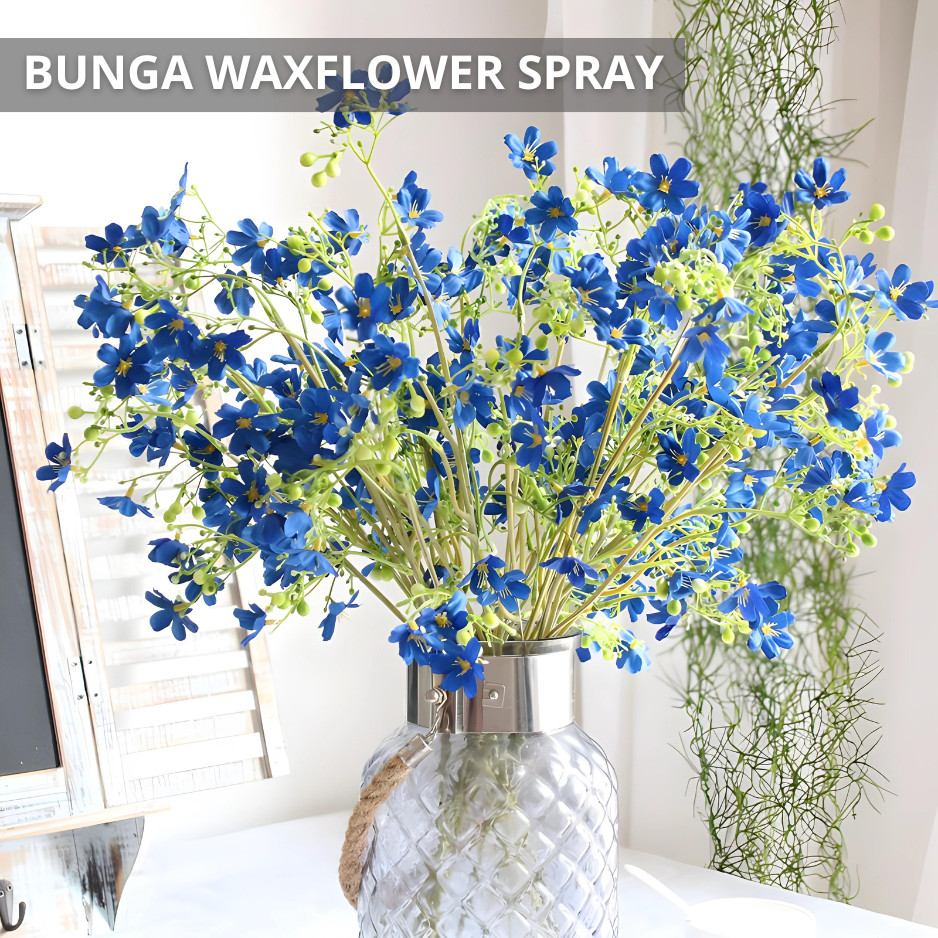 Jual Bunga Artificial Bunga Wax Flower Spray Bunga Palsu/Plastik Buket ...
