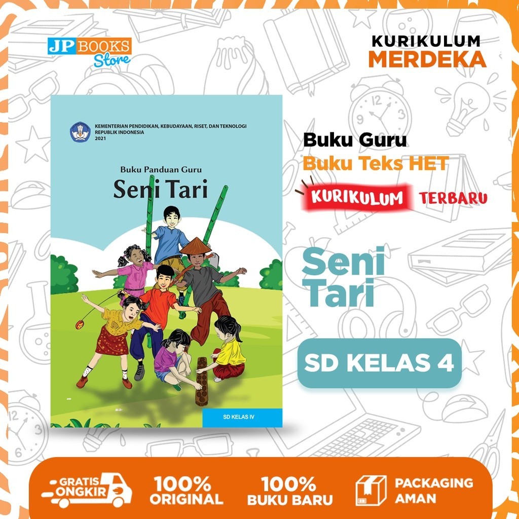 Jual JP Books – Buku Guru Teks Het Kurmer Sekolah Seni Tari Sd Kelas 4 - Kurikulum Merdeka ...