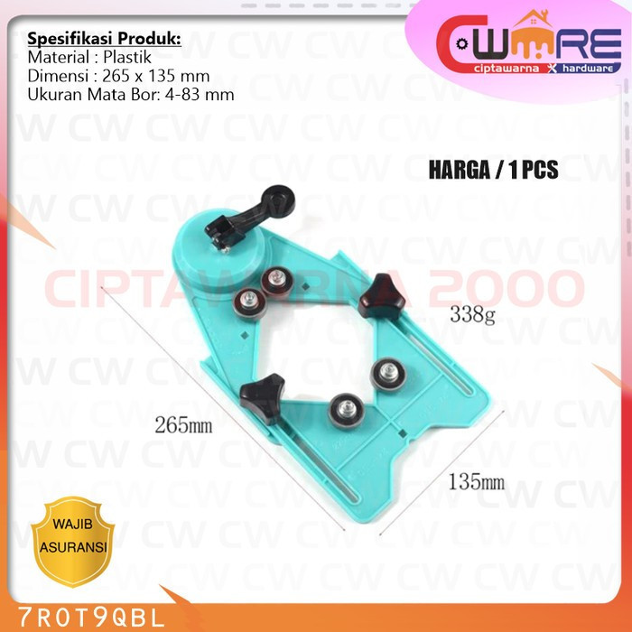 Jual Alat Bantu Bor Kaca Glass Hole Drill Guide 4-12mm - CwTc | Shopee ...