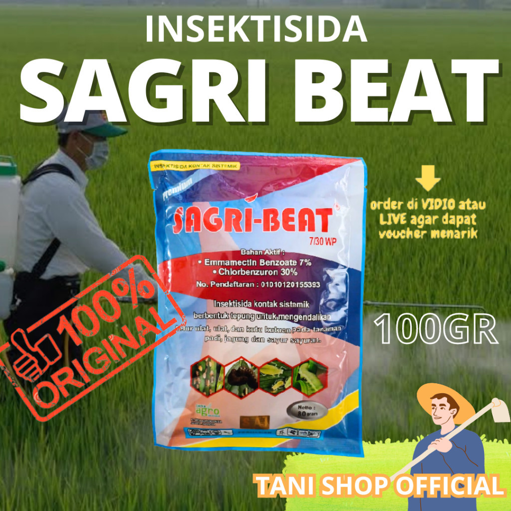 Jual insektisida sagri beat 100gr asli original garansi uang kembali | Shopee Indonesia