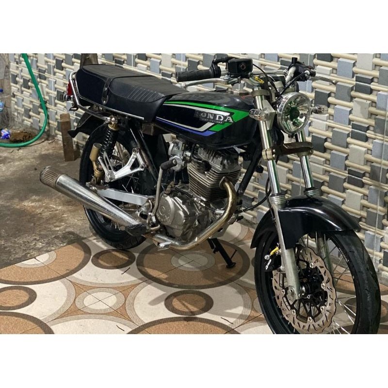 Jual Striping Lis Sticker Standar ORI Honda GL 100 Hitam Hijau 1993 ...