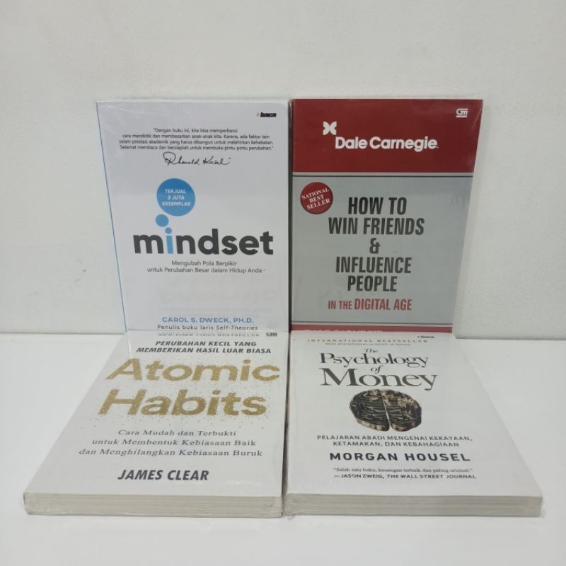 Jual Paket 4 Buku HOW TO WIN FRIENDS & INFLUENCE PEOPLE - MINDSET ...