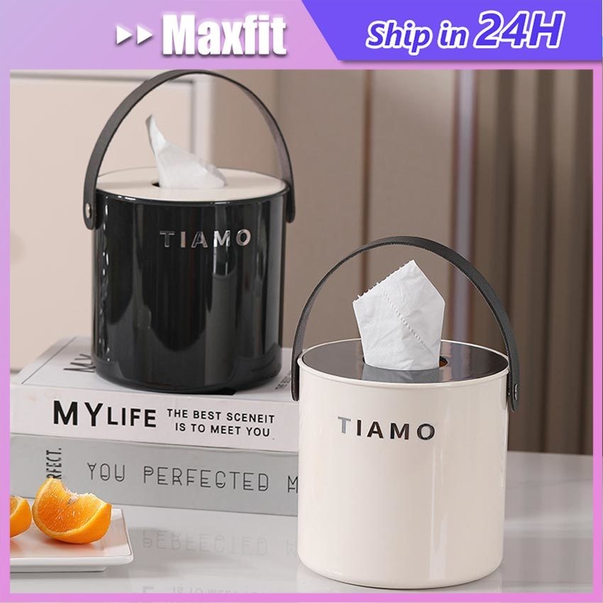 Jual Tempat Tissue Tisu Roll Bulat Kotak Penyimpanan Tissue Tabung ...