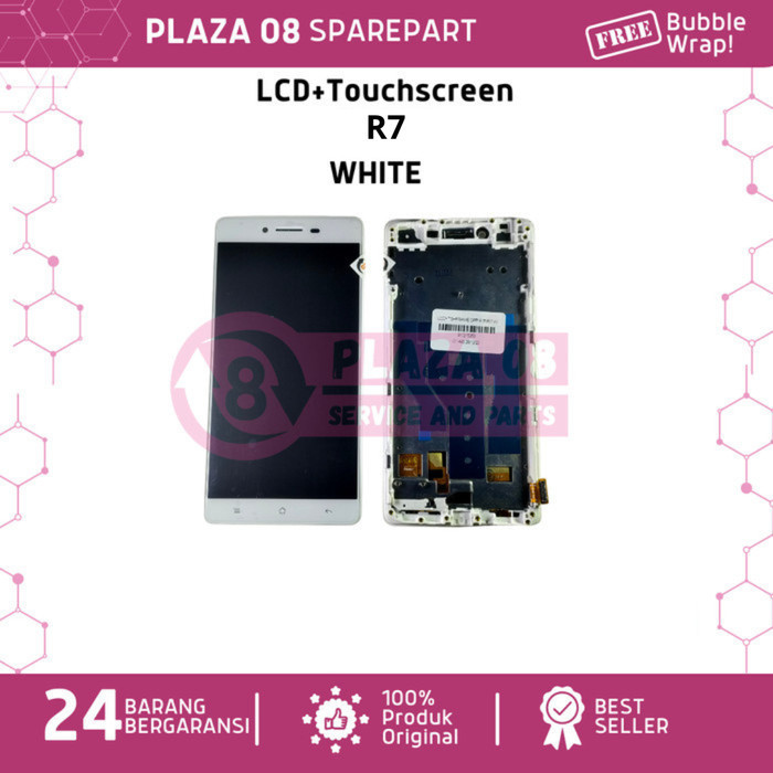 Jual LCD + Touchscreen OPPO R7 (WHITE) | Shopee Indonesia