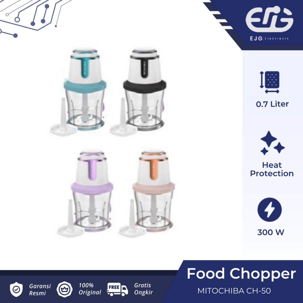 Jual Mitochiba Food Magic Chopper CH 50 Blender 0.7L Penghalus Bumbu ...