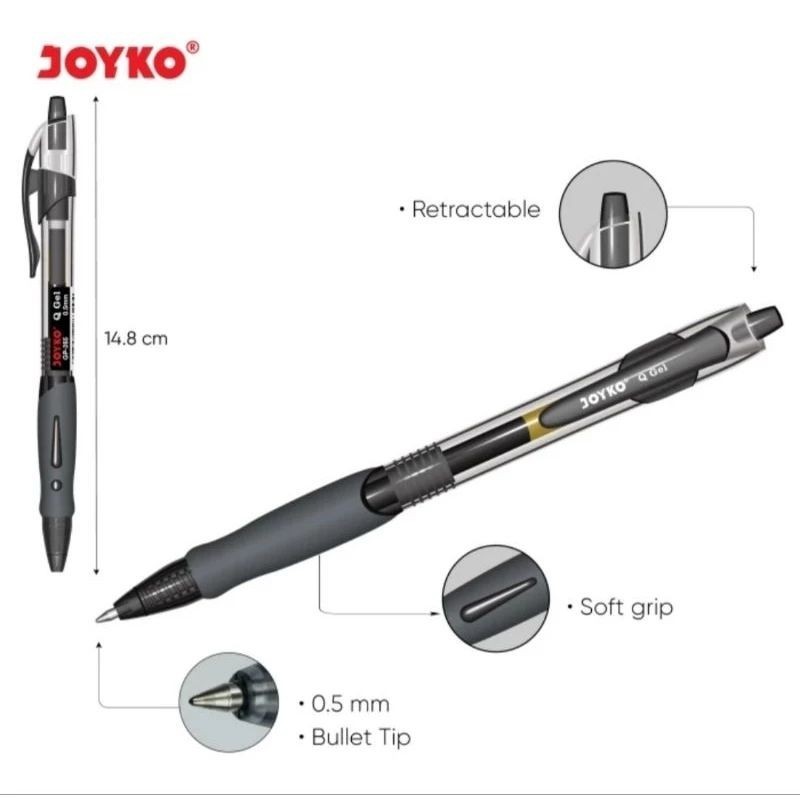 Jual Pulpen gel/pulpen murah/pulpen joyko/Pulpen Pen Pena Gel Joyko GP ...