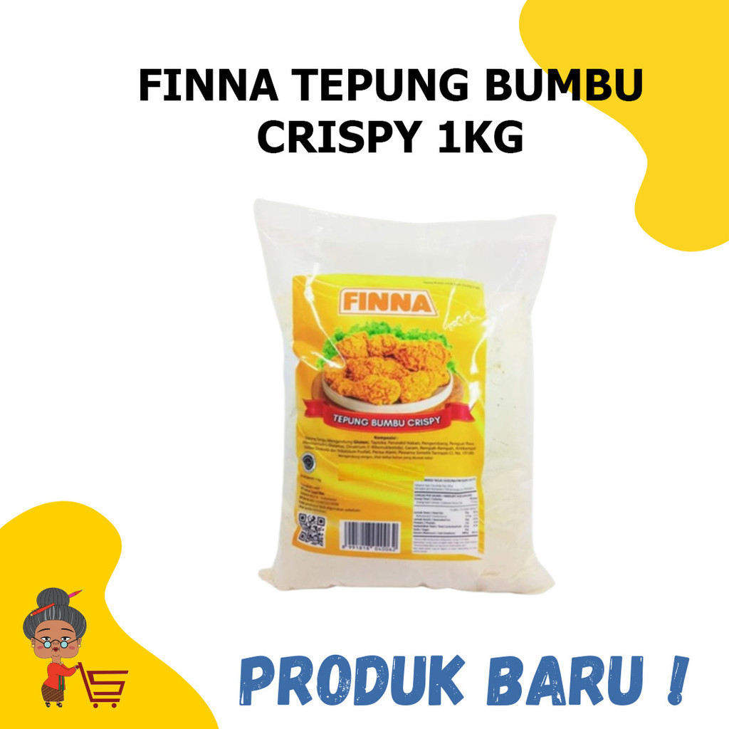 Jual FINNA TEPUNG BUMBU KRISPI 1kg / FINNA TEPUNG AYAM GORENG / FINNA ...