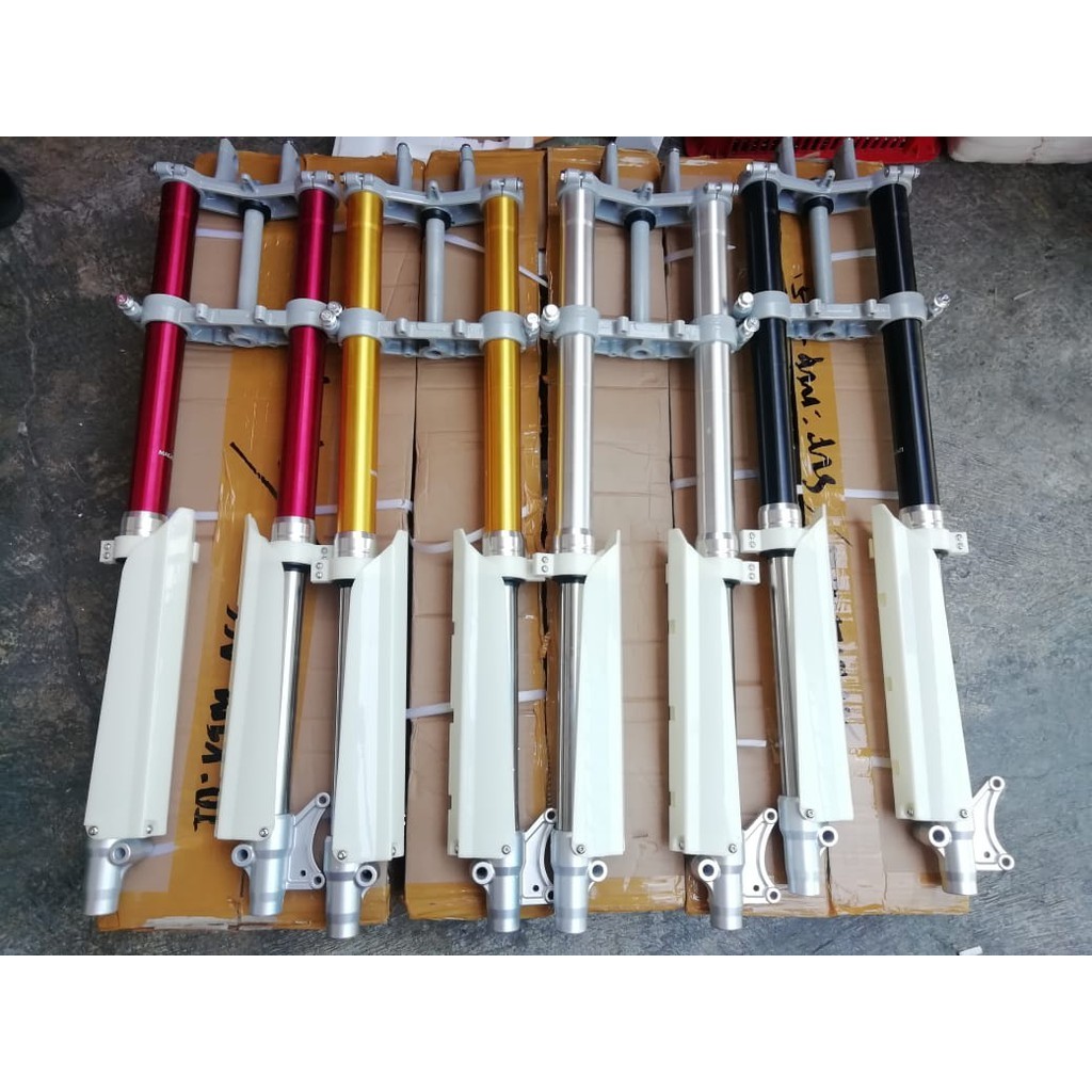 Jual SHOCK UP SIDE DOWN CNC WARNA RACING USD MOTOR TRAIL KLX CRF BYSON ...
