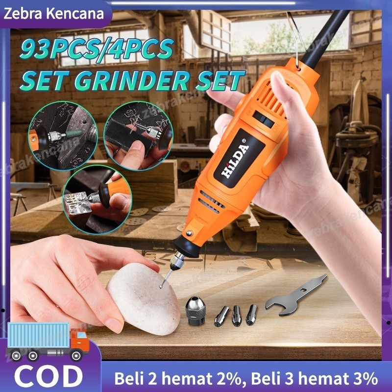 Jual 200W Mini Die Grinder Set Dengan Poros Fleksibel Bor Gerinda Tuner ...