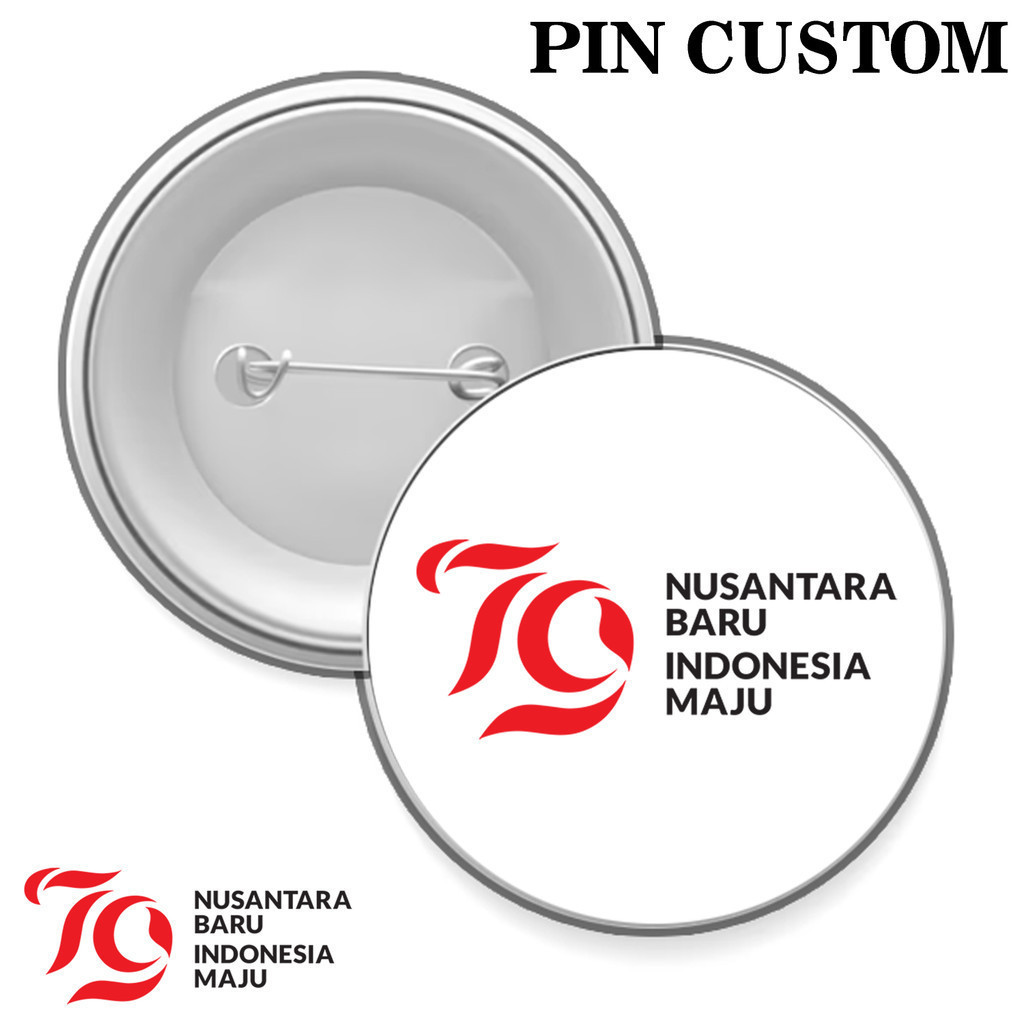 Jual CGN - [PIN PRESS] Pin Bros Aksesoris Souvenir HUT RI Kemerdekaan ...
