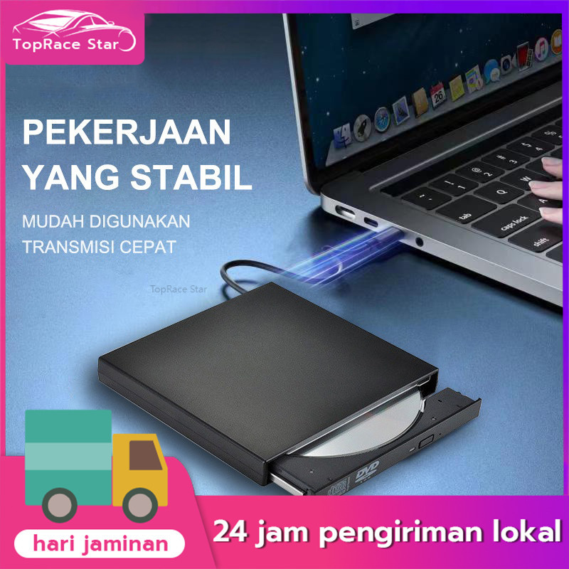 Jual USB DVD External Drive CD VCD DVD Player Optical Drive Writer for ...