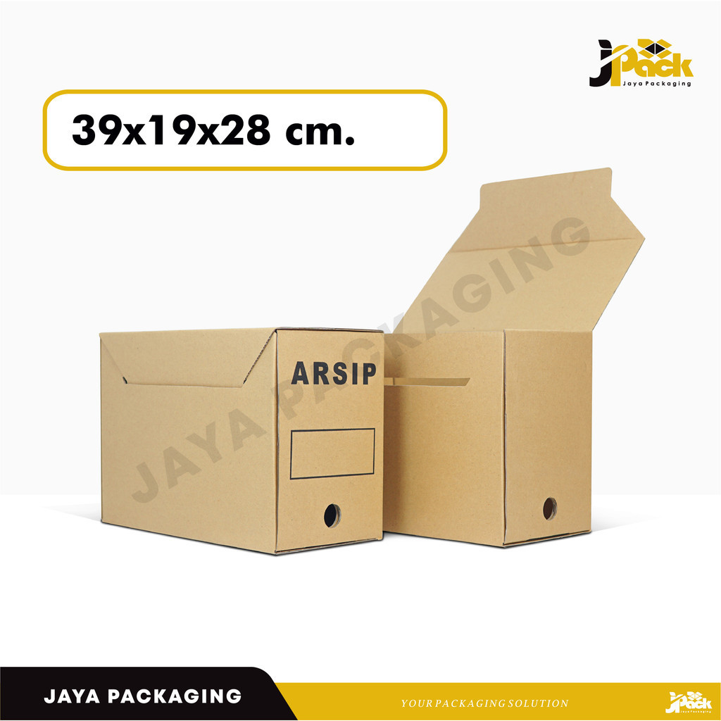 Jual Box File Tebal 39x19x28 cm KardusFile/Filebox/FileBesar/Arsip ...