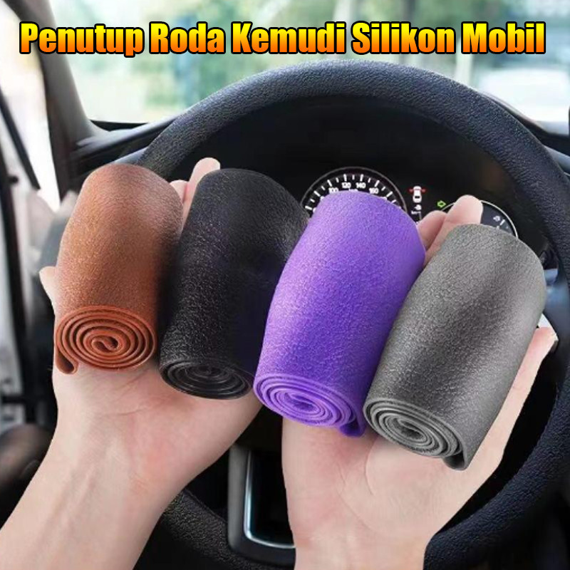 Jual Universal SILICONE Cover Car Steering Sarung Stir Mobil COVER STIR ...