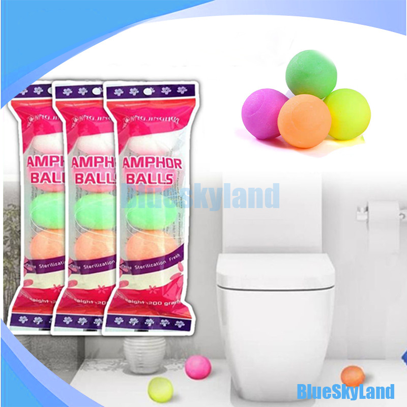 Jual Kamper Toilet Colour Ball Isi 5Pcs / Kamper Bulat Kamper Toilet ...