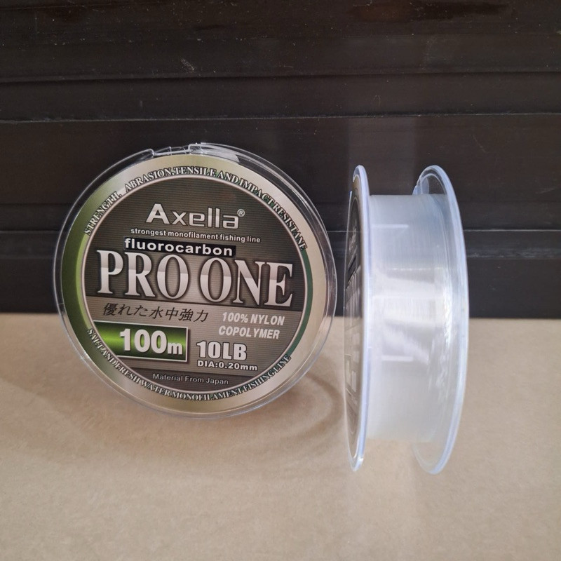 Jual Axella Pro One Fluorocarbon Senar Pancing Murah 100m | Shopee Indonesia