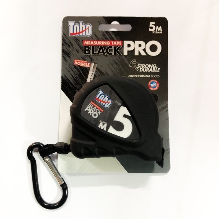Jual Meteran Toho 5m BLACK PRO ( ORI ) 5 Meter | Alat Ukur Plat 5 m ...