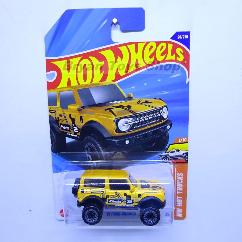 Jual Hot Wheels 21 Ford Bronco Kuning | Shopee Indonesia