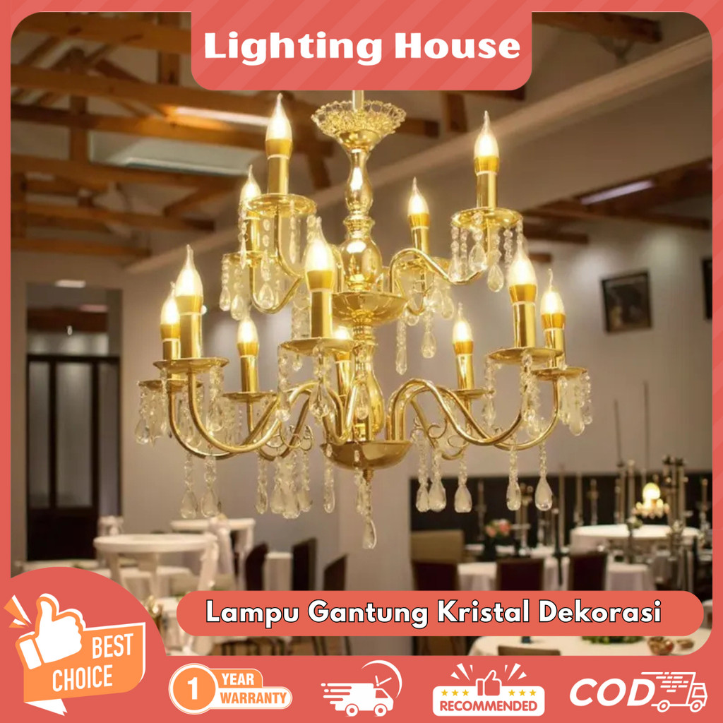 Jual Lighting House(Garansi 1 Tahun)6/8/8+4 Bohlam Termasuk Bohlam ...