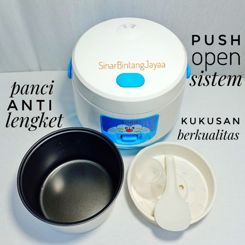 Jual MT SOGO SG108 - RICE COOKER 3in1 SERBAGUNA PENANAK NASI MAGIC COM ...