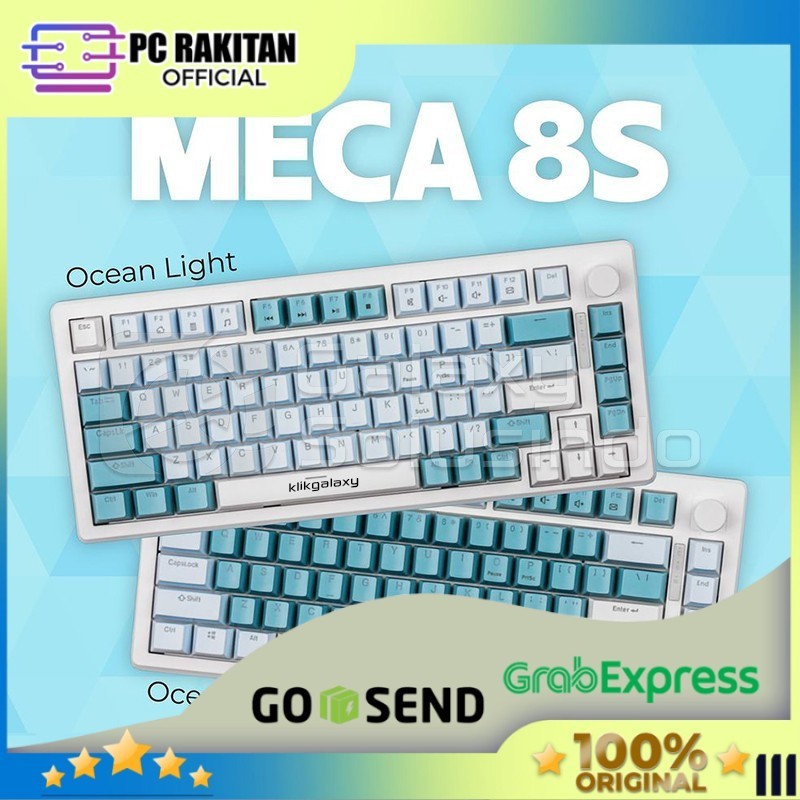 Jual DIGITAL ALLIANCE KEYBOARD GAMING MECA 8S OCEAN DARK - BROWN SWITCH ...
