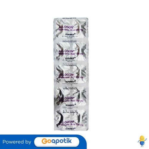 Jual Allogon 500 Mg Strip 10 Kaplet | Shopee Indonesia