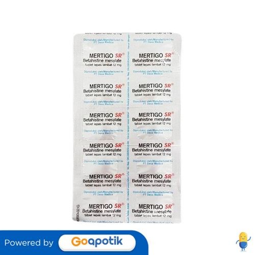 Jual Mertigo Sr 12 Mg Strip 10 Tablet | Shopee Indonesia