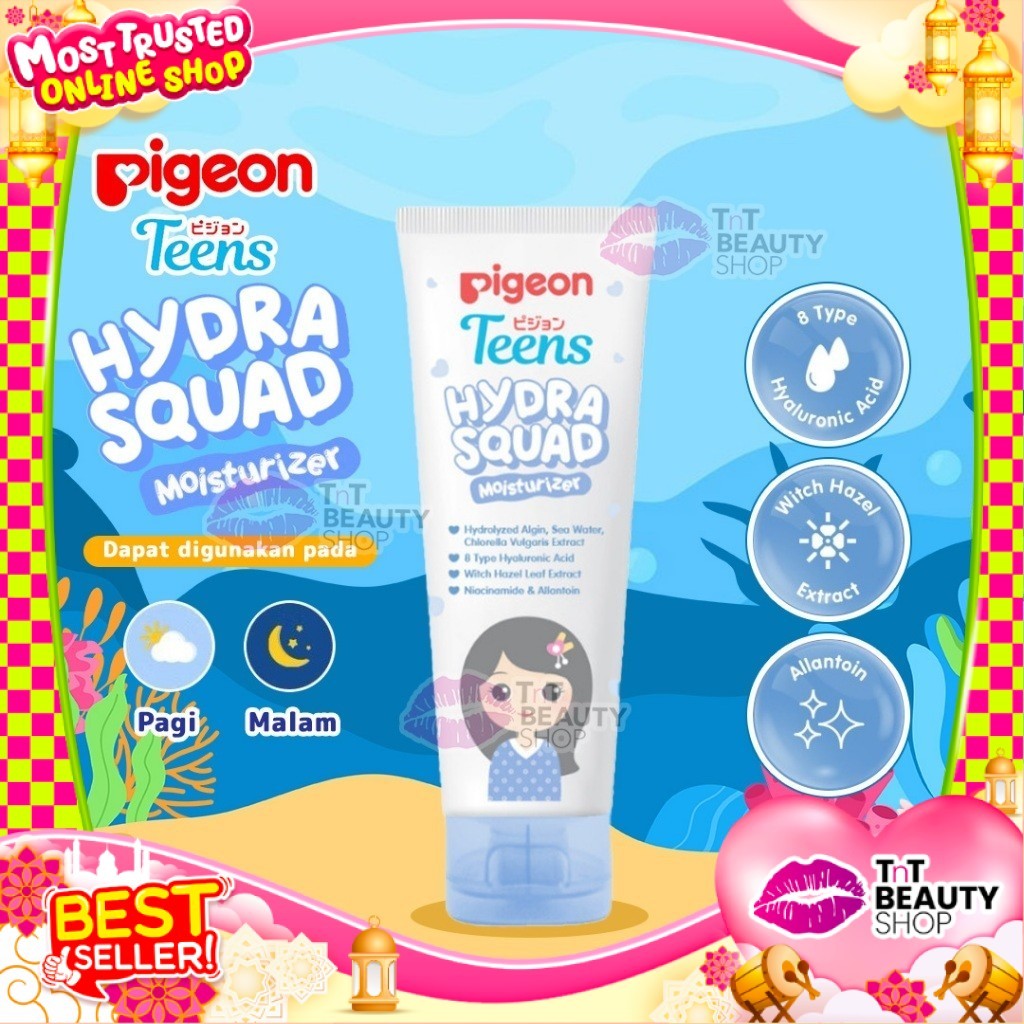Jual Pigeon Teens Hydra Squad Moisturizer Hyaluronic Acid & Witch Hazel ...