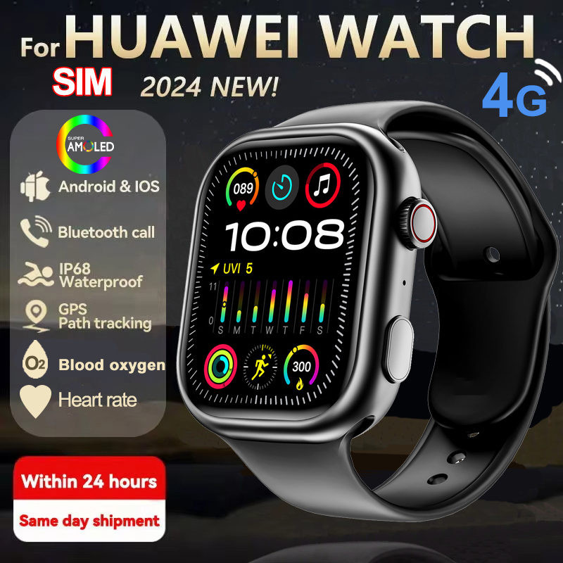 Jual 2024NEW 4G smartwatch SIM card WIFI video call SOS waterproof ...