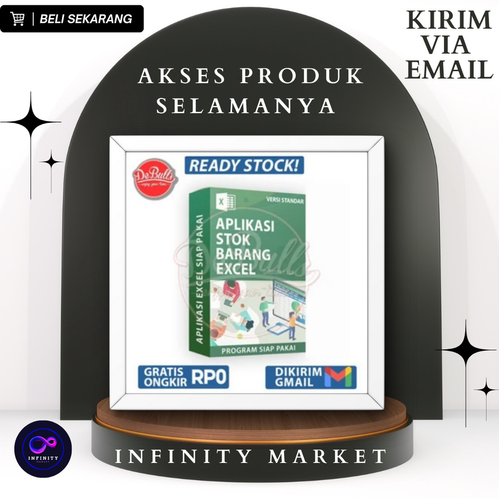 Jual TOOLS APLIKASI STOK BARANG EXCEL - Program Siap Pakai Pencatatan ...