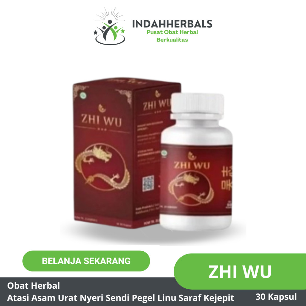Jual ZHI WU Kapsul Herbal Obat Herbal Cina Rematik Asam Urat Nyeri ...