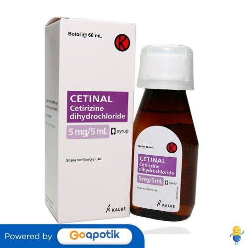Jual Cetinal Syrup Isi 60 Ml Botol | Shopee Indonesia