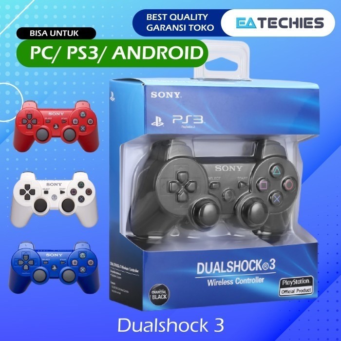 Jual Stick PS3 Wireless Bluetooth Android iOS PC Windows Mac Joystick ...
