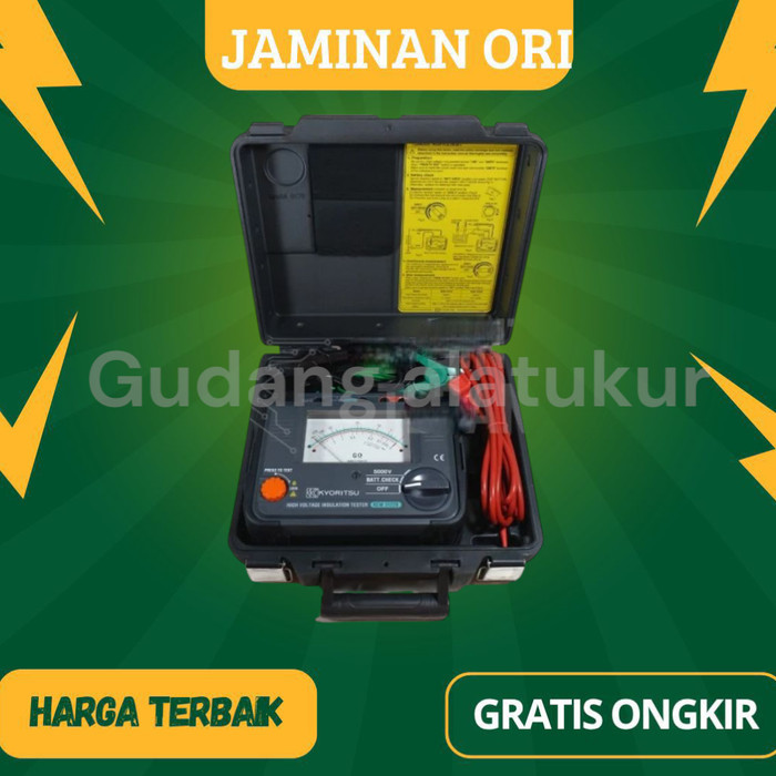 Jual Kyoritsu 3122B Analog High Voltage Insulation Tester Megger 5000V ...