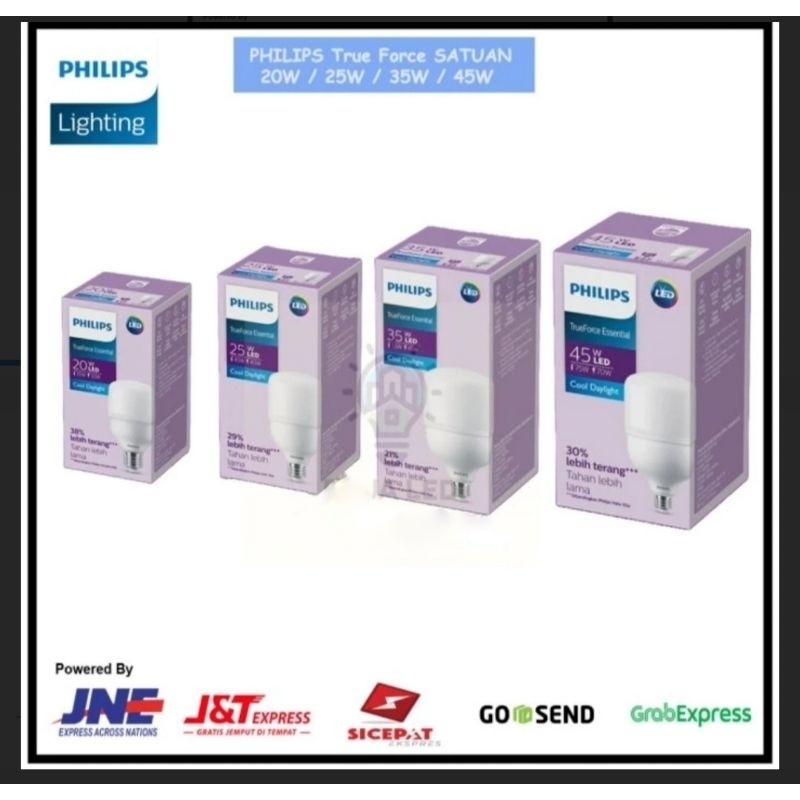 Jual Philips Led Essential TForce TrueForce 20W 25W 35W 45W 20 W 25 W 35 W | Shopee Indonesia