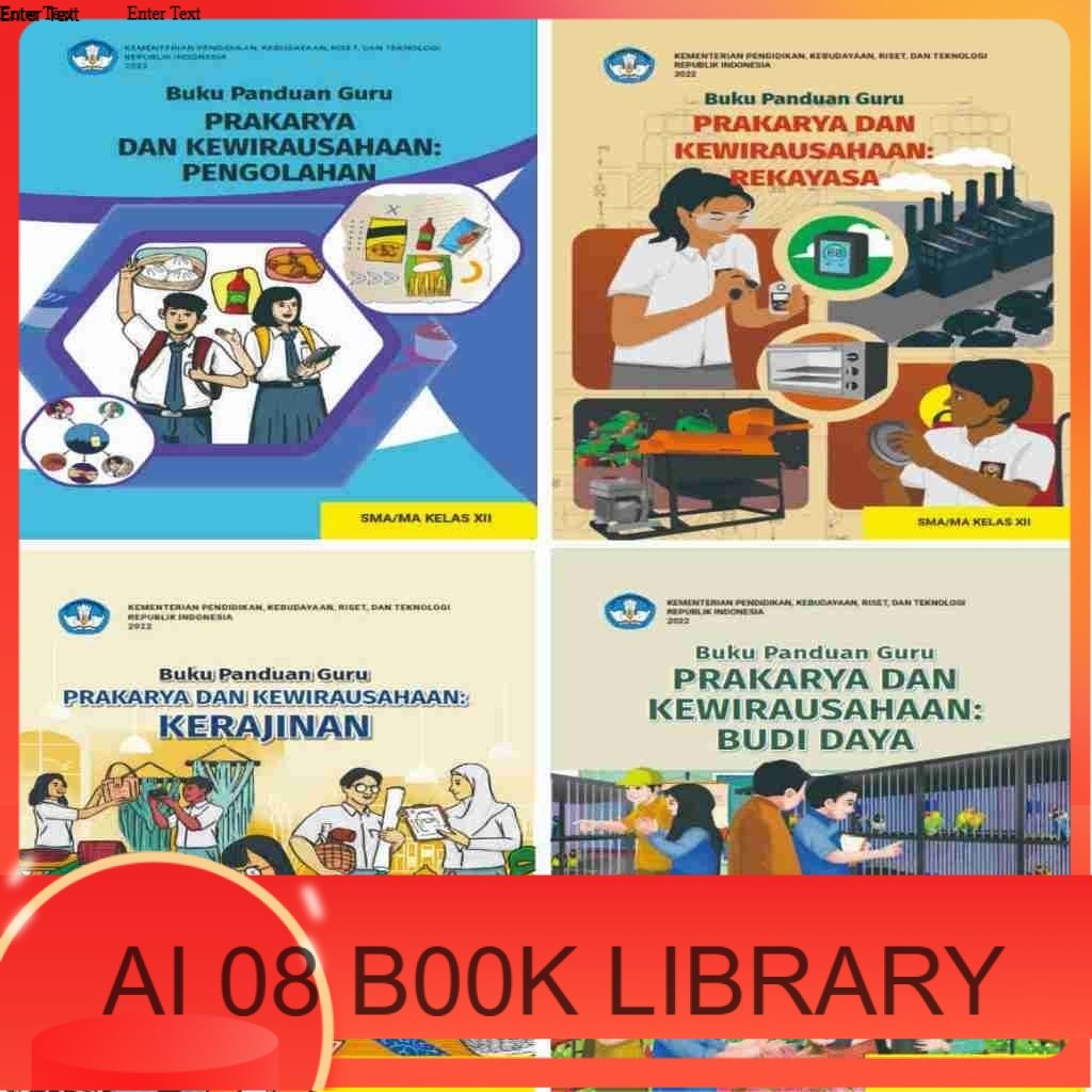 Jual BUKU- Buku Panduan Guru Prakarya dan Kewirausahaan: Rekayasa/Budidaya/Kerajinan/Pengolahan ...